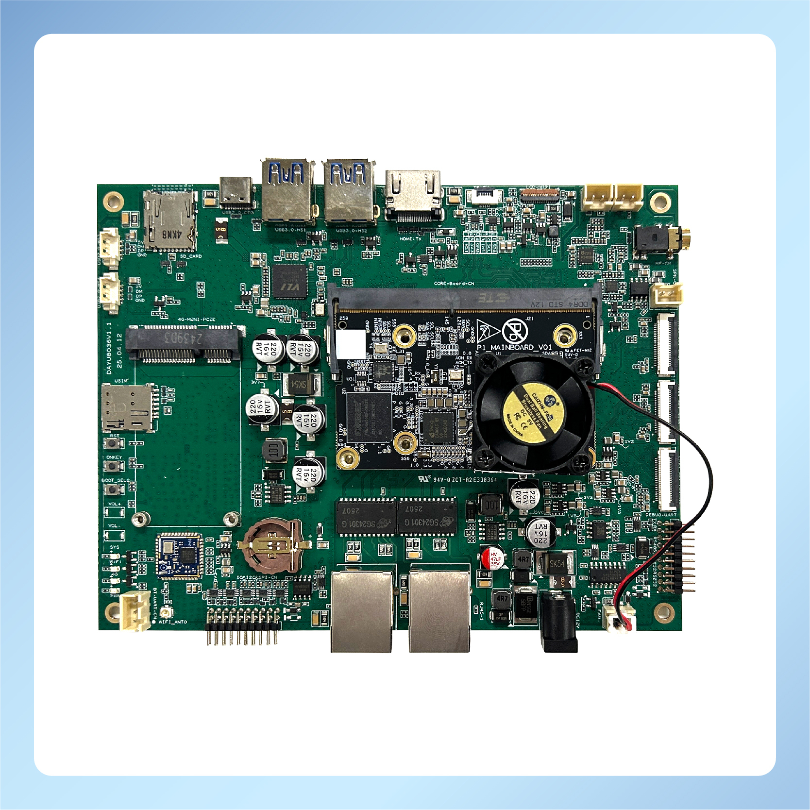 HH-SCDAYU800A, RISC-V Dev Board with 4TOPs AI & 4K Video for Industrial ...