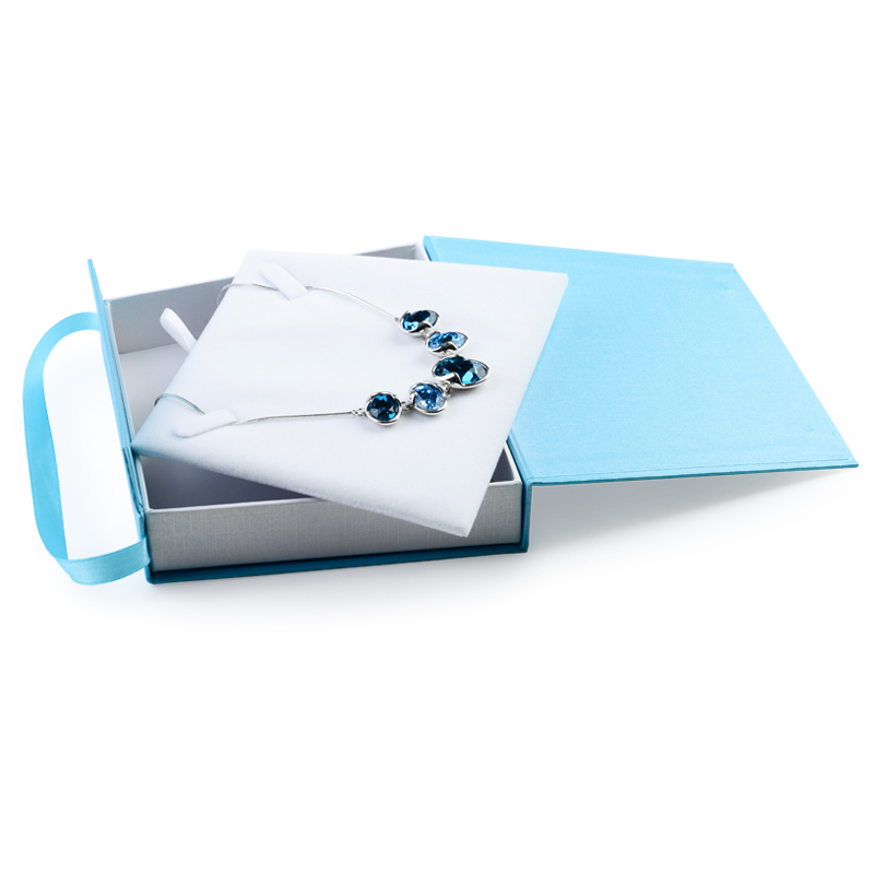 FANXI Magnetic Cardboard Boxes Velvet Insert For Necklace Bracelet Ring ...