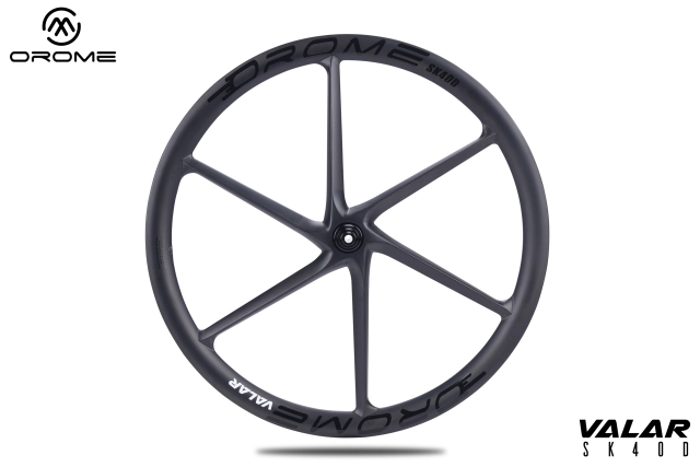 OROME VALAR SK40D Road Disc Wheelset - ALL CARBON SIX SPOKE SUPER-LIGHT ...