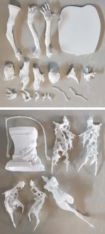 Garage Kit Unpainted Garage Resin Model Kit The Extreme Devil Red ...