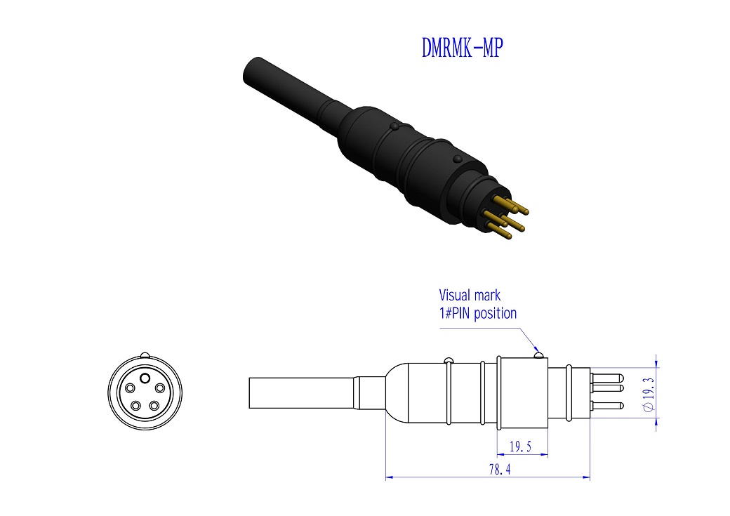 DMRM-RMGG-Connectors,Dry Mating Rubber Molded K-shell electrical connectors