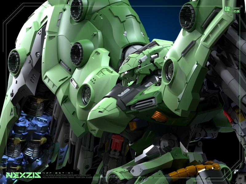 MECHCORE AMX-002 Neue Ziel Model kit 1/144