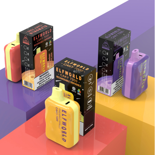 Official Elfworld Vape DC5000, DE6000, CAKY 7000, Reload 6000, PE10000 Vape Wholesale, Factory ...