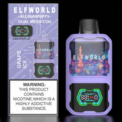 Official Elfworld Vape DC5000, DE6000, CAKY 7000, Reload 6000, PE10000 Vape Wholesale, Factory ...