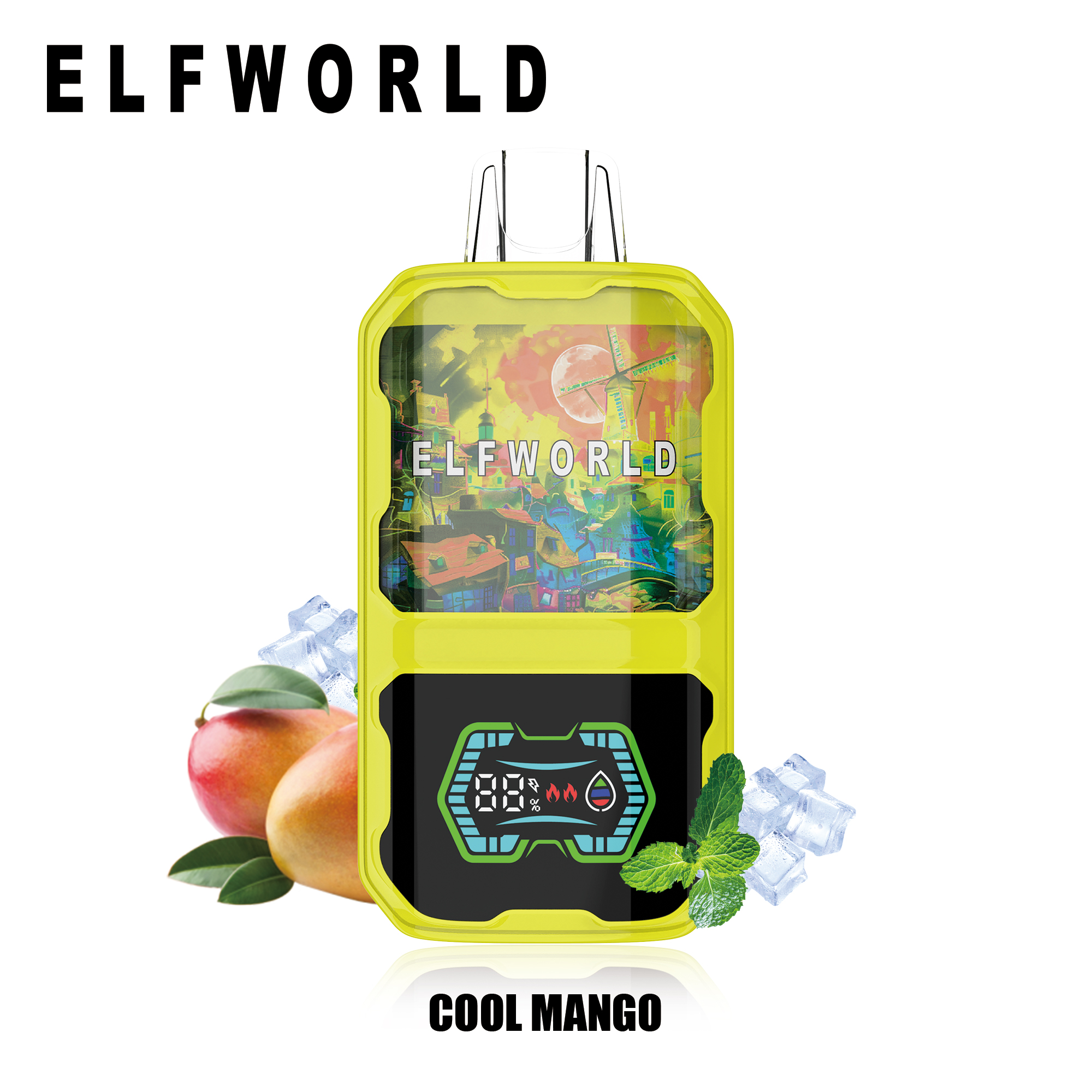 ELFWORLD AI22000 RECHARGEABLE DISPOSABLE VAPE POD DEVICE WITH BATTERY ...