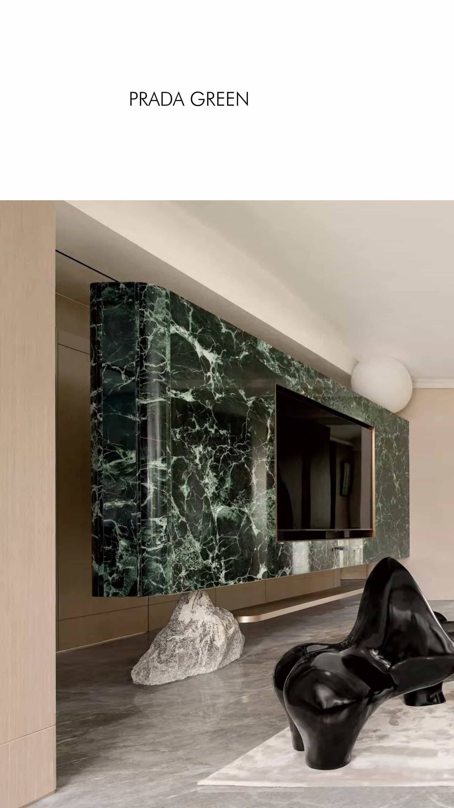 Prada green Sintered Stone