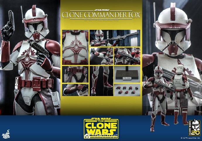 In Stock Hot Toys TMS103 STAR WARS: THE CLONE WARS 1/6 Clone Commander ...