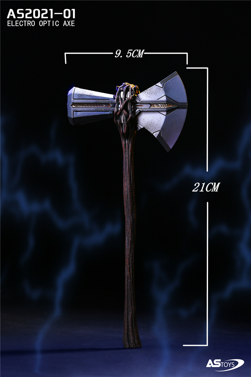 In Stock 1/6 ASTOYS AS2021-01 Thor Battleax Weapon Toy Axe Luminous ...