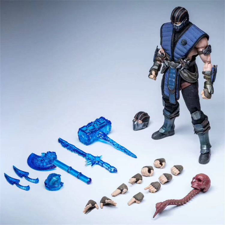 In Stock JM toys ZK001 1/12 Mortal Kombat Sub Zero Saibot 6" Action ...