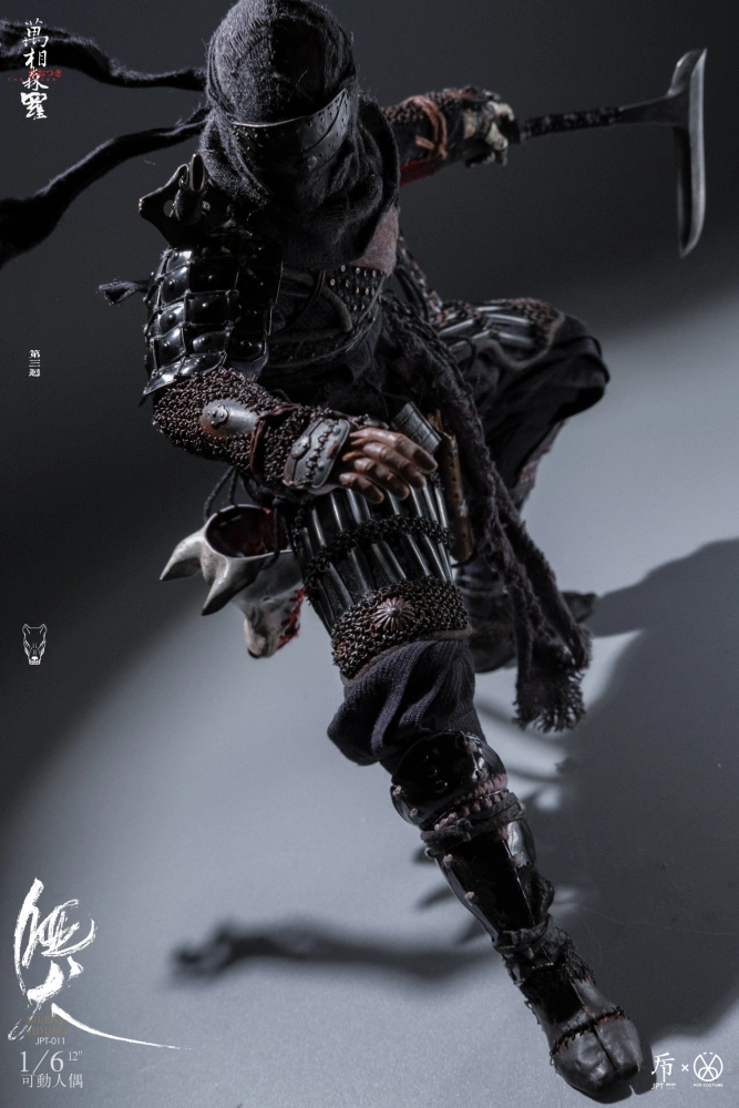 In Stock JPT design X POP COSTUME 1/6 Scale Ninja Action Figure Model