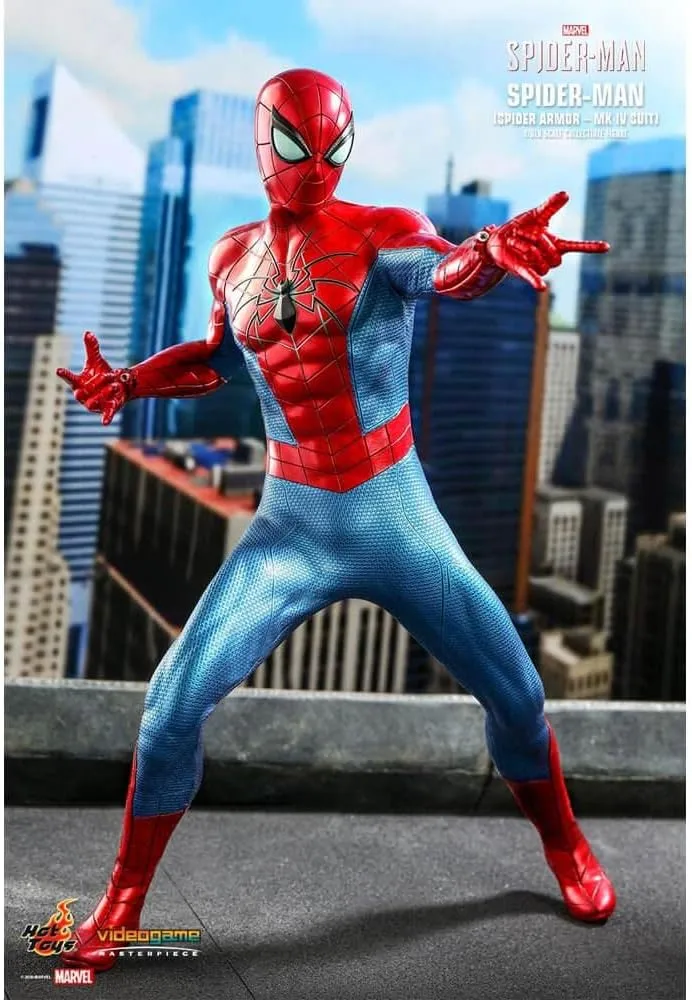 Hot Toys Marvel Spider-Man Game Spider-Man (Spider Armor - MK IV Suit ...
