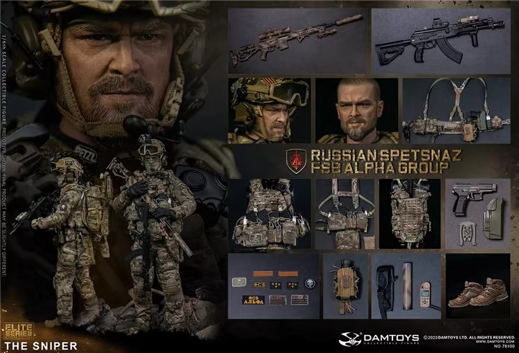 In Stock DAMTOYS 1/6 Russian Federal Security Service FSB Alpha Group ...