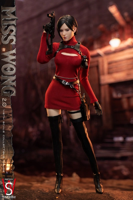 In Stock SWTOYS FS062 1/6 Ada Wong 2.0 Female Action Figure Model