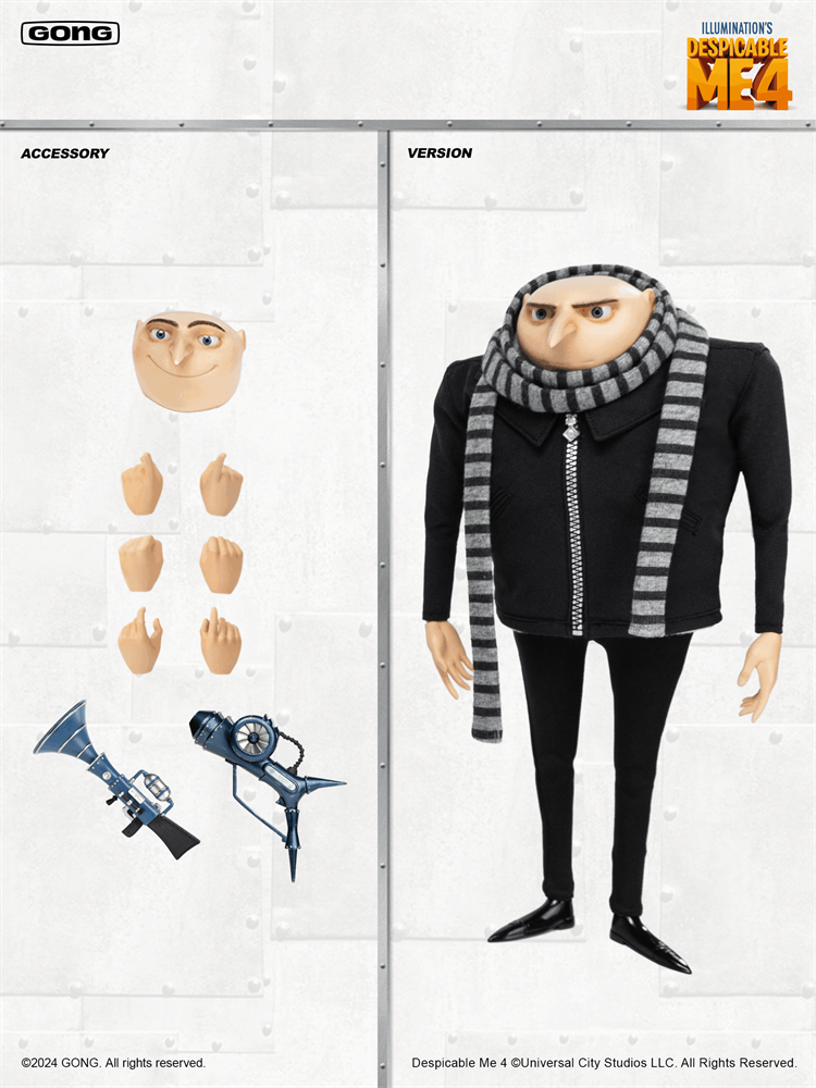 [Pre-order] POPMART GONG 1/8 Despicable Me 4 Gru Collectible Action ...