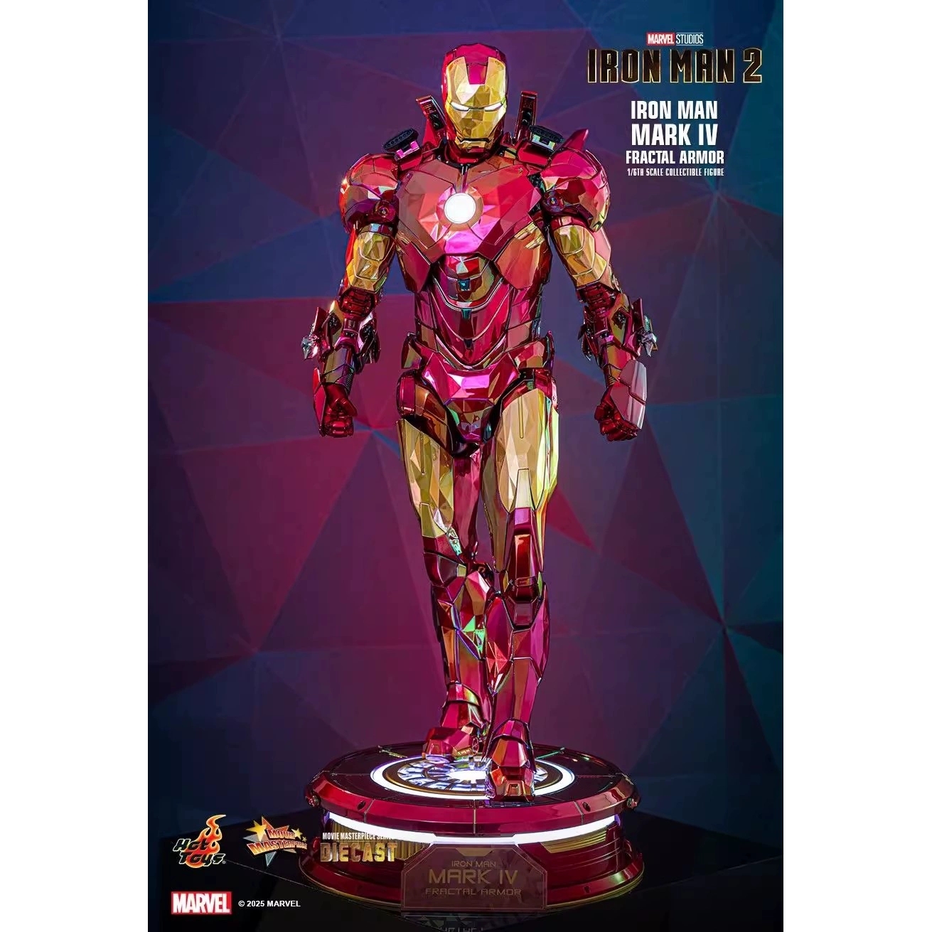 In Stock HotToys HT 1/6 MMS792D70 alloy Iron Man MK4 Phantom Geometric ...