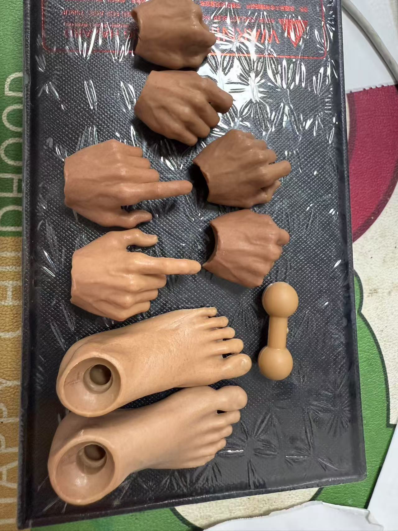 1/6 Male soldier body hand and foot shape accessories