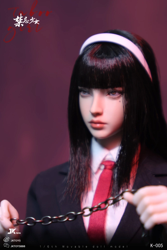 In Stock JKTOYS K-005 1/6 Taboo Girl Tomie Cosplay Female Action Figure ...