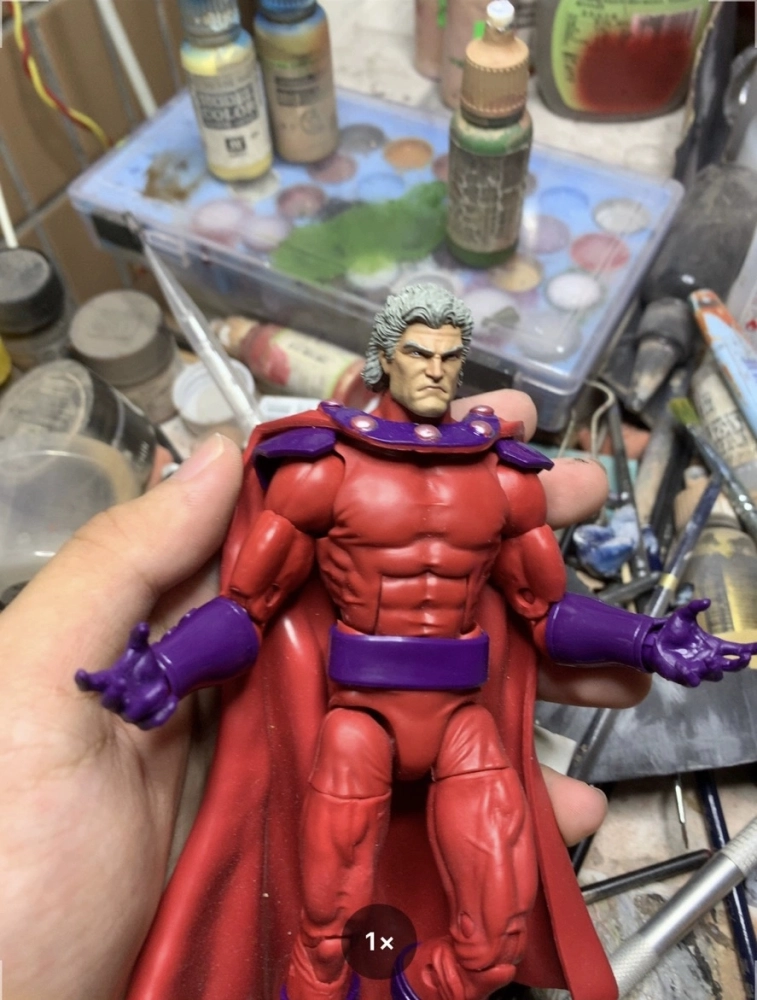 SSR 1/12 6-inch Magneto figure head sculpture white model