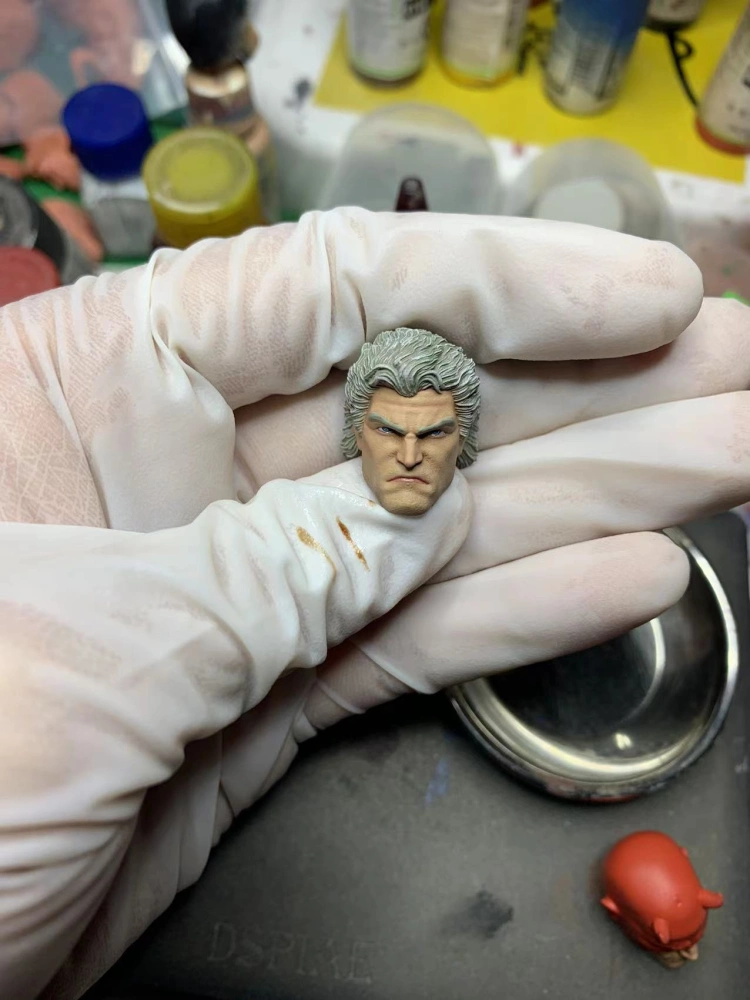 SSR 1/12 6-inch Magneto figure head sculpture white model