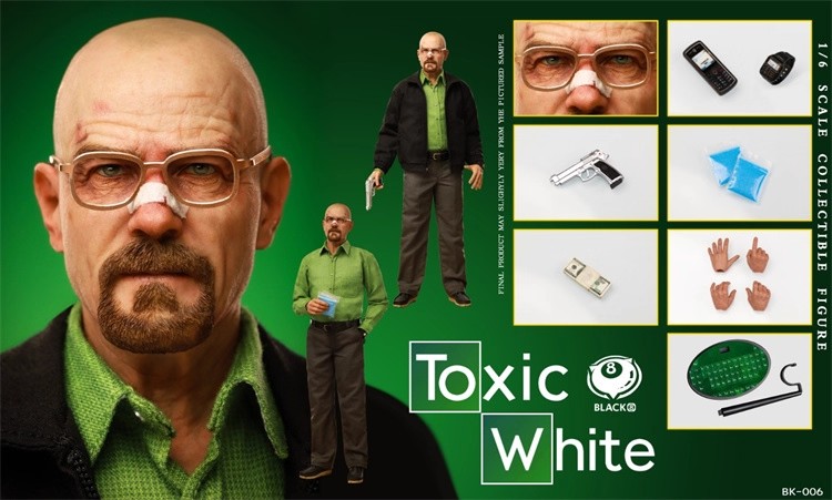 IN STOCK Black 8 Toys BK-006 1/6 Toxic Mr.White Collectible Model ...