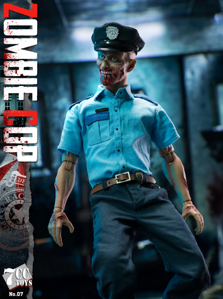 In Stock 7CC TOYS NO07 Zombie killer Zombie Cop Male 1/6 Action Fiugre ...
