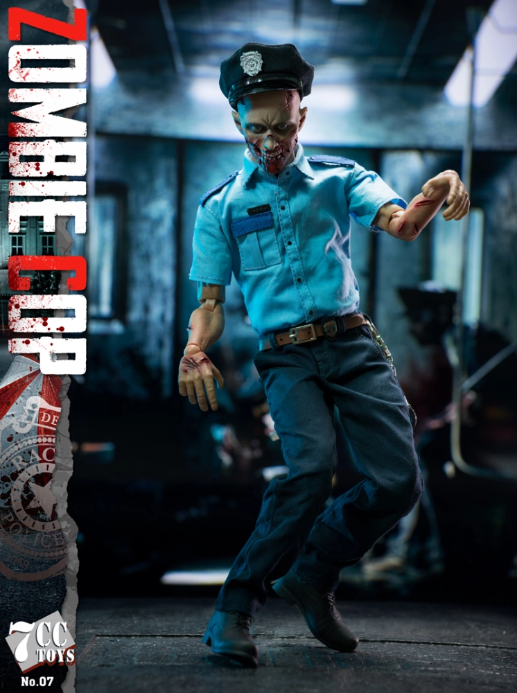In Stock 7CC TOYS NO07 Zombie killer Zombie Cop Male 1/6 Action Fiugre ...