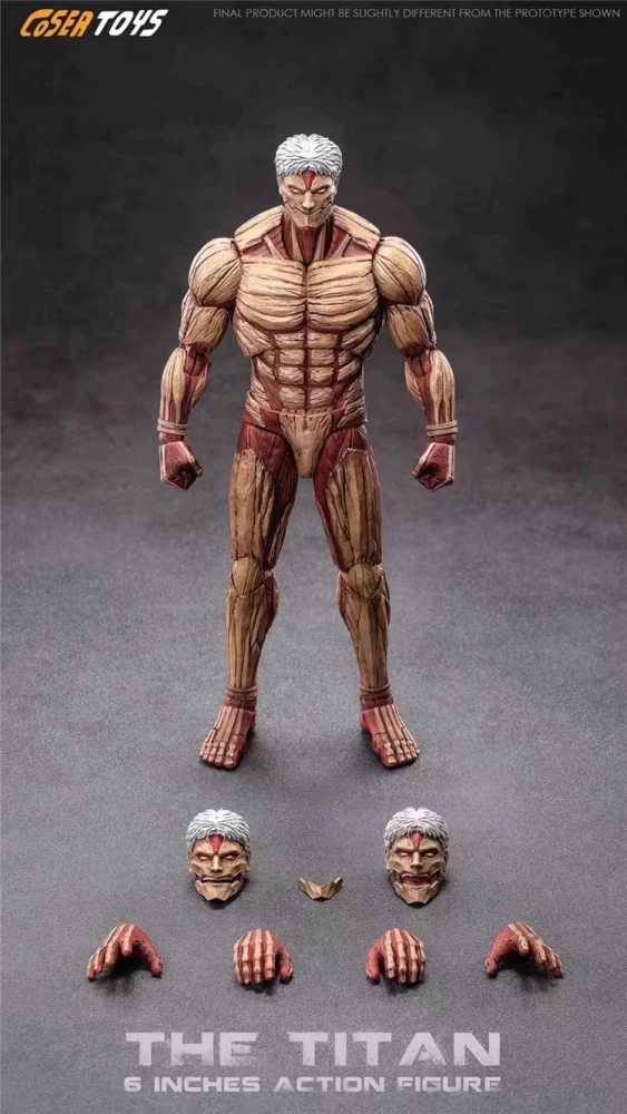 IN STOCK COSER TOYS Attack on Titan AD-003 The Armored Titan 6inch ...