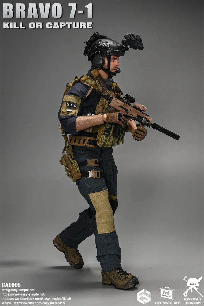 In Stock General's Armoury 1/6 GA1009 b7o-1 Captive Action figure