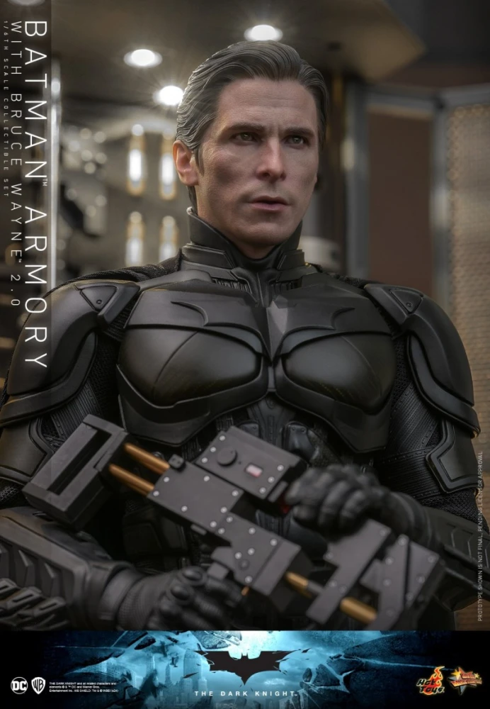 In Stock Hot Toys MMS750 1/6 scale Batman Armored Garage Liam Bruce ...