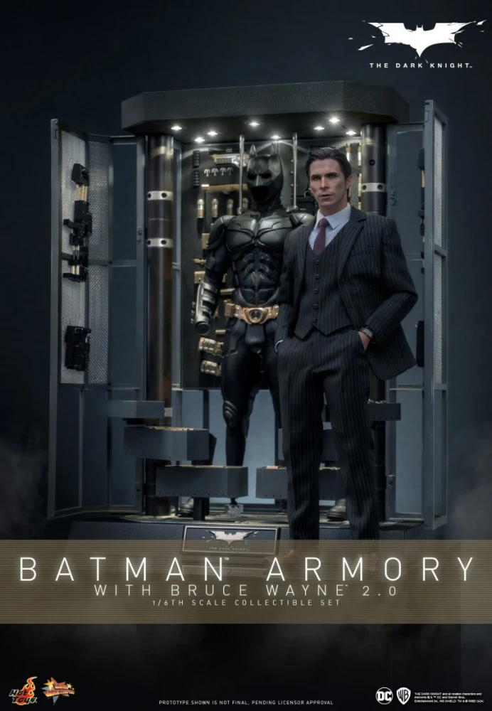 In Stock Hot Toys MMS750 1/6 scale Batman Armored Garage Liam Bruce ...