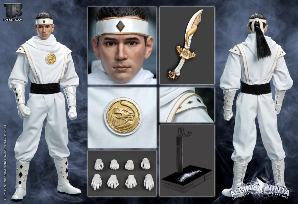 IN STOCK TOYS BATTALION TB011 1/6 White Tiger Ninja White Ninja Action ...