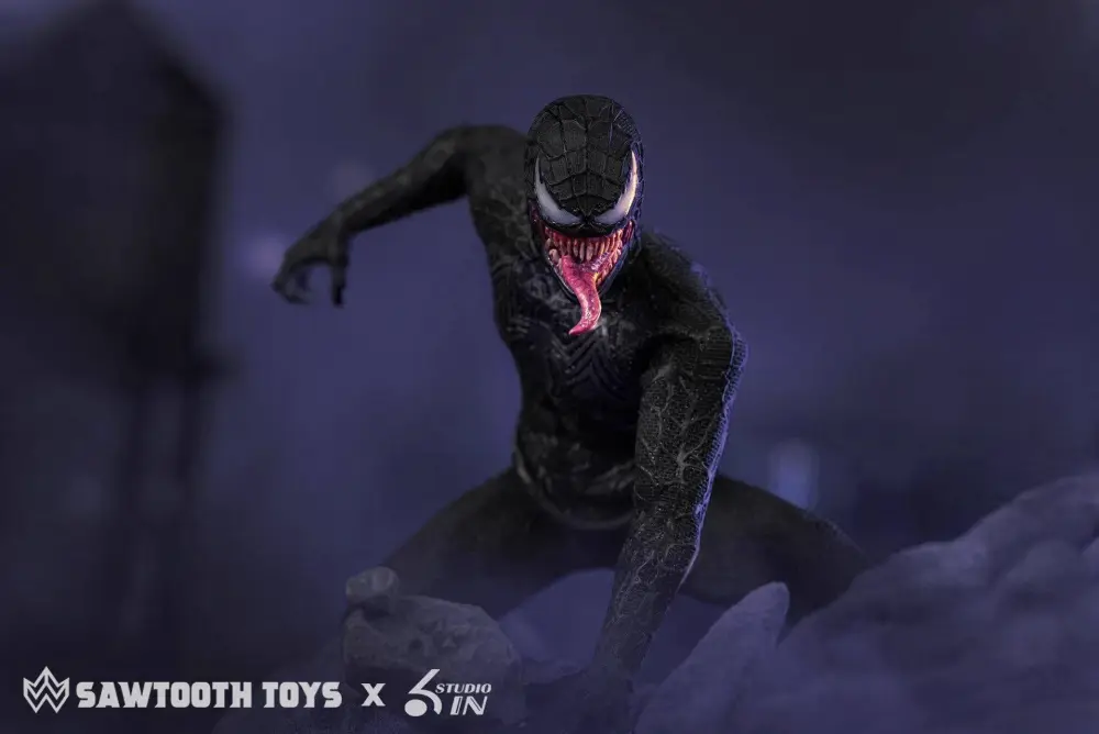 In Stock SAWTOOTH STM-20251 1/12 Venom Collectible 6" Action Figure ...