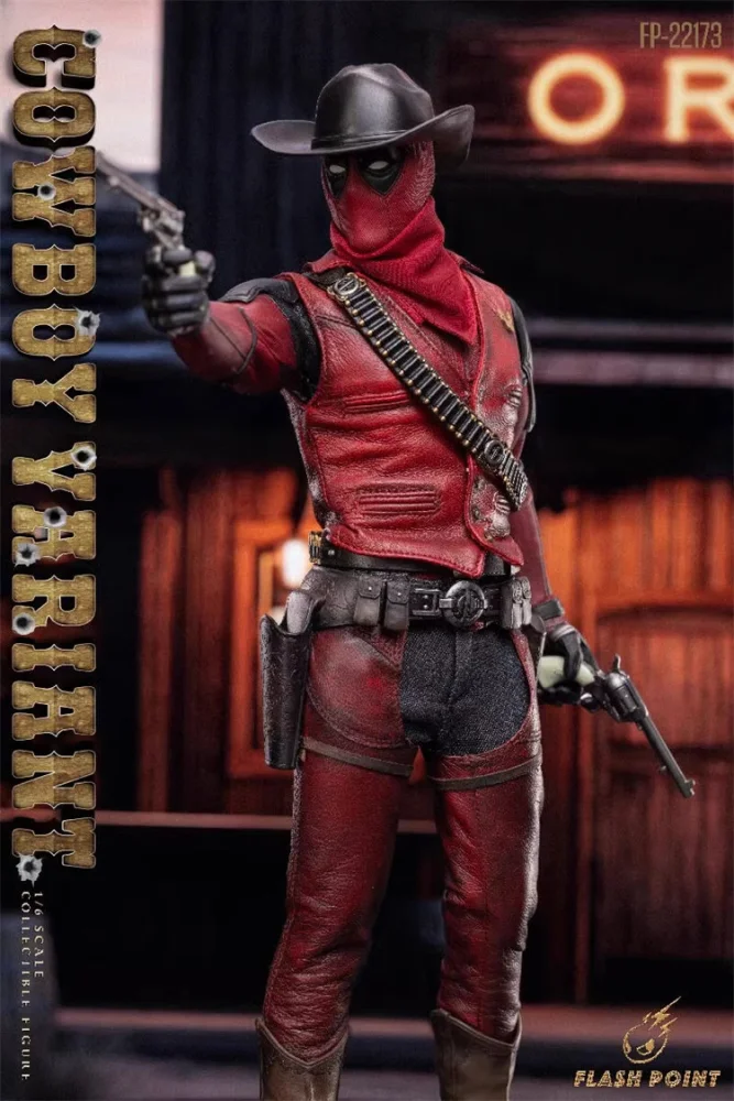 In Stock Flashpoint Studio FP-22173 1/6 Cowboy Deadpool Action Figure ...