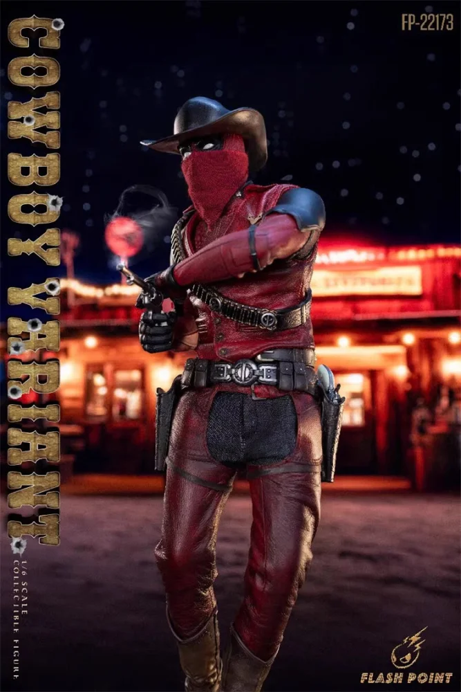 In Stock Flashpoint Studio FP-22173 1/6 Cowboy Deadpool Action Figure ...