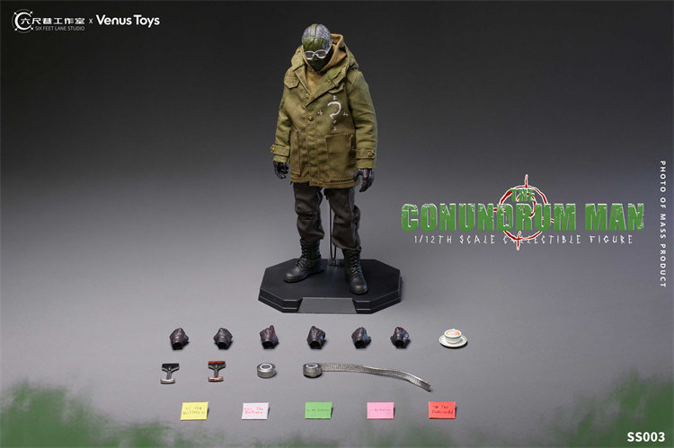 IN STOCK Six Feet Lane Studio SS003 1/12 The Conundrum Man 6" Action Figure