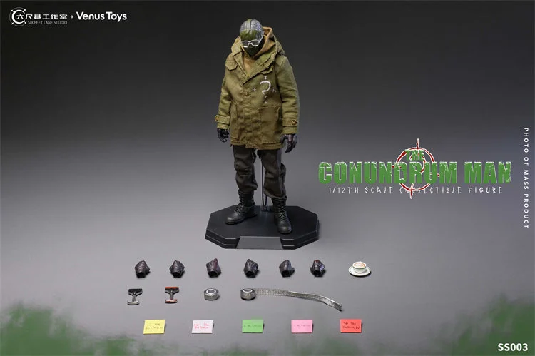 IN STOCK Six Feet Lane Studio SS003 1/12 The Conundrum Man 6" Action Figure
