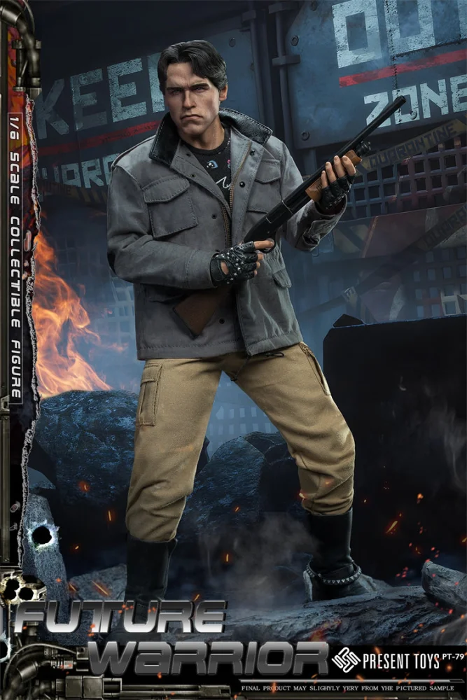IN STOCK PRESENT TOYS PT-sp79 1/6 Terminator T800 Arnold 12" Male ...