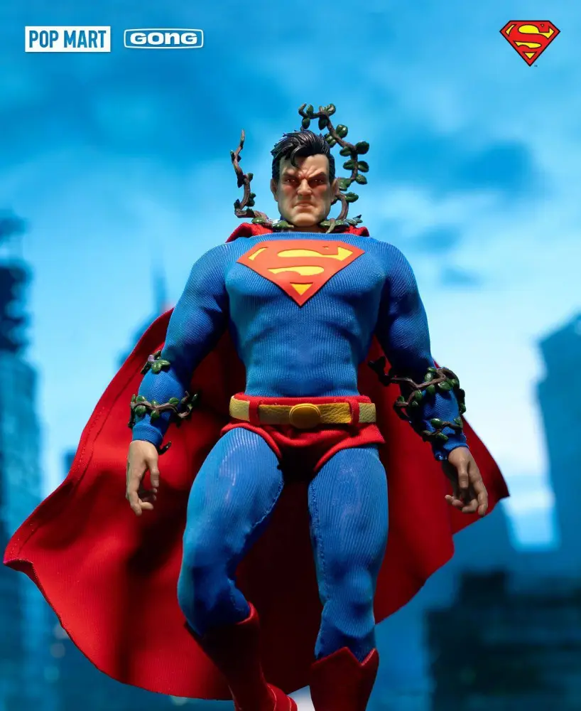 In-stock 1/12 POPMART Gong Hush Superman Action Figure