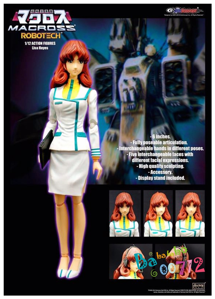 Pre-order Kitz Concept 1/12 Robotech Macross Saga Lisa Hayes Action ...