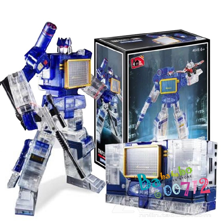 Pre-order THF-01T Soundwave MP-13 Clear Version action figure toy ko