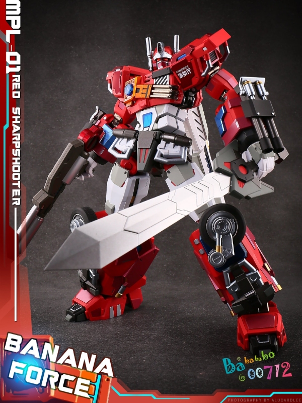 Banana Force MPL-01 Red Sharpshooter RID 2001 OptimusPrime Fire Convoy