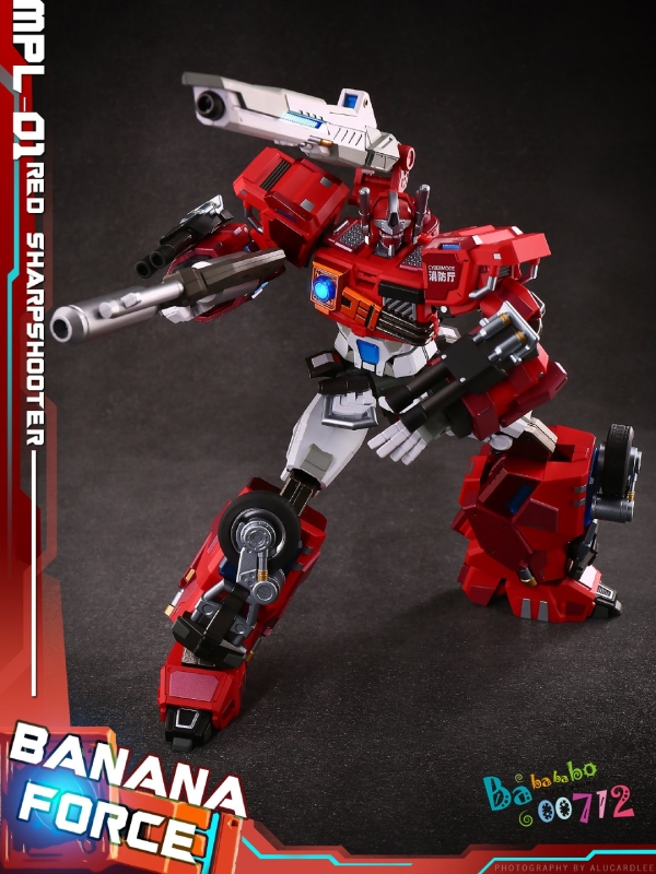 Banana Force MPL-01 Red Sharpshooter RID 2001 OptimusPrime Fire Convoy