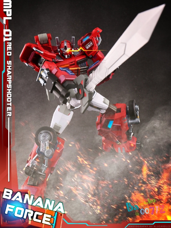 Banana Force MPL-01 Red Sharpshooter RID 2001 OptimusPrime Fire Convoy