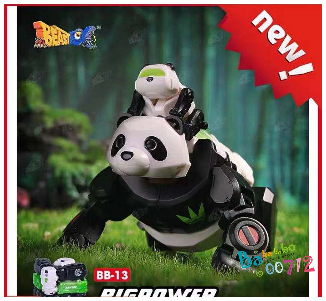 New 52Toys BEASTBOX BB-13 BB13 Panda Action Figure instock