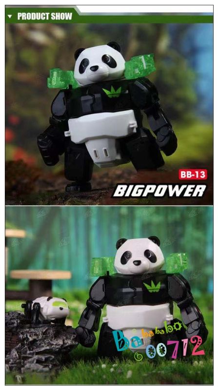 New 52Toys BEASTBOX BB-13 BB13 Panda Action Figure instock