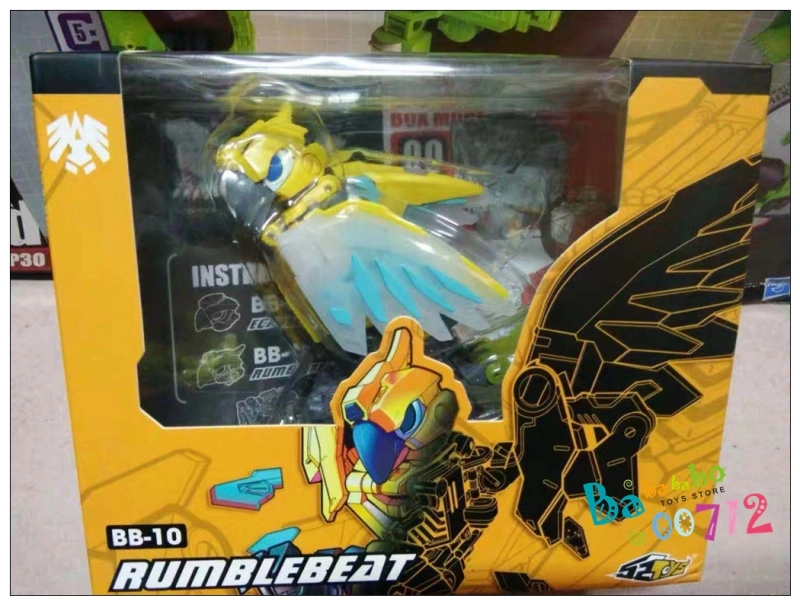 New 52Toys BEASTBOX BB-10 BB10 Rumblebeat Parrot Action Figure instock