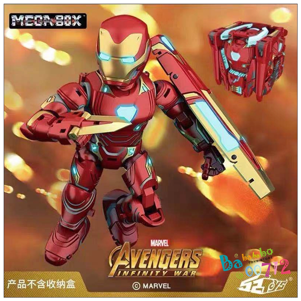 New 52Toys BEASTBOX The Avengers 4 MK50 IronMan Iron Man Action Figure ...