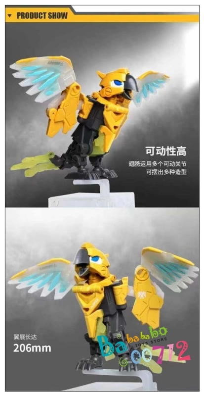 New 52Toys BEASTBOX BB-10 BB10 Rumblebeat Parrot Action Figure instock