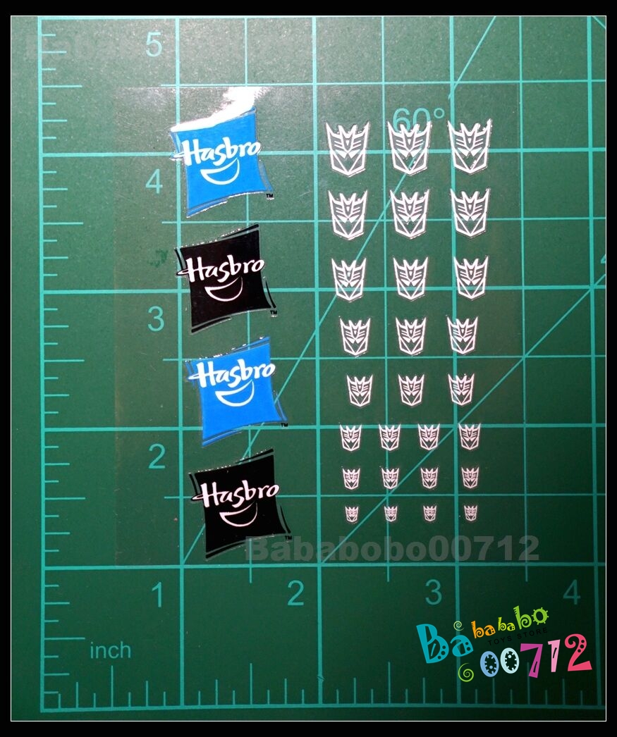 New hollow Autobotos Decepticons Symbol Hasbro stickers for toy ...