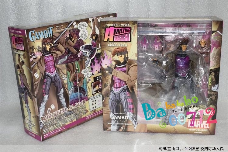 Amazing Yamaguchi Gambit. Revoltech X-MEN No.012 Gambit Action Figure Toy